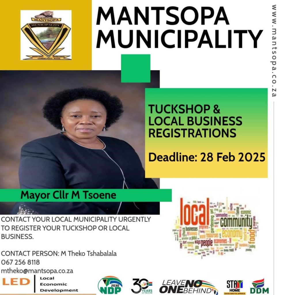 March, 2025 - Mantsopa Local Municipality